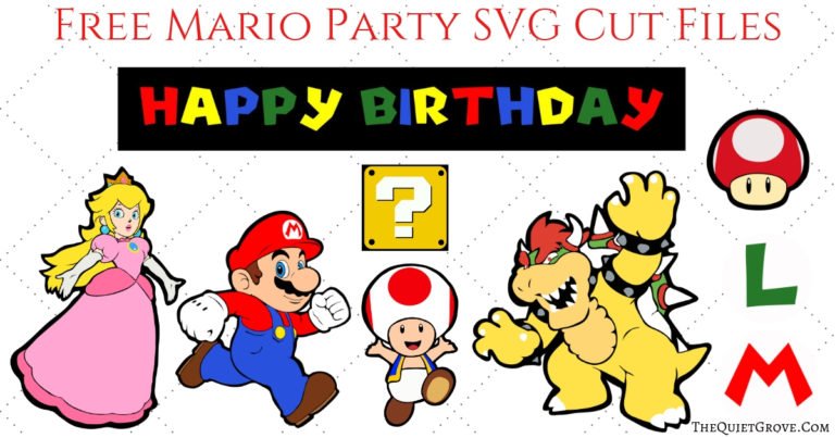 Party SVG Cut Files ⋆ The Quiet Grove