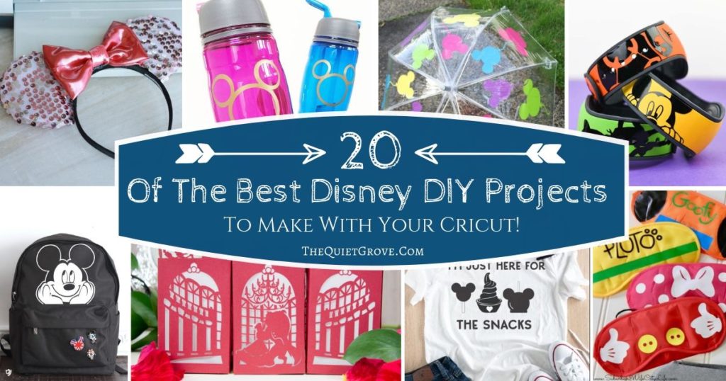 20 of The Best Disney DIY Projects To Make With Your Cricut! ⋆ The ...